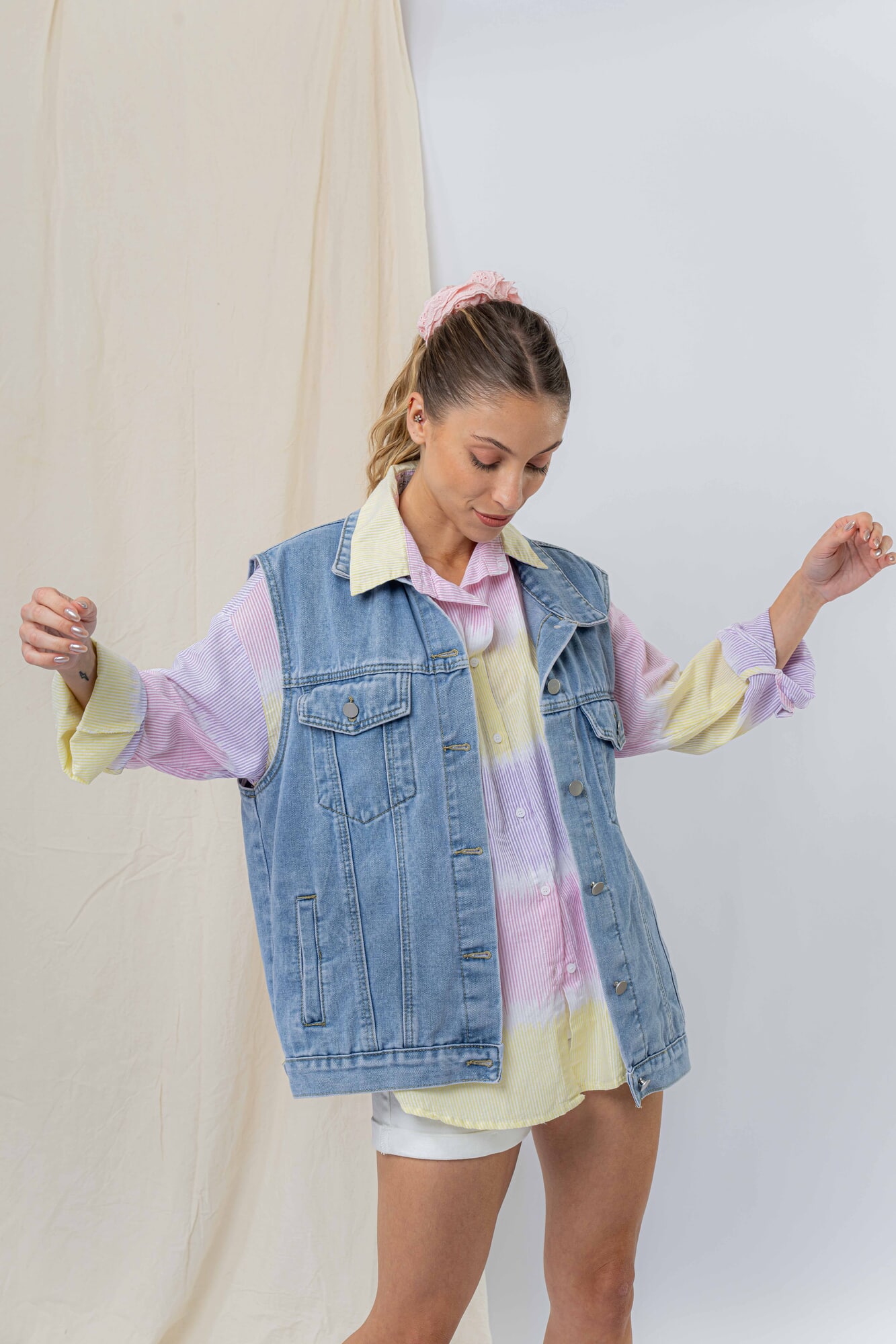 CHALECO GALA - Peach